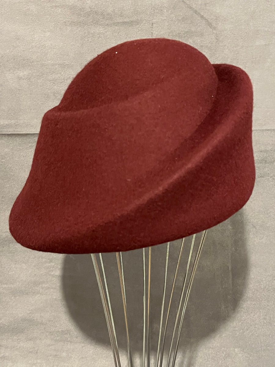 Max Alexander Ridge Hat - Burgundy – malcolmpaull
